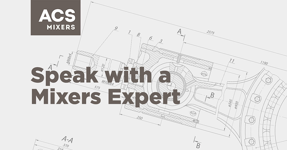 Contact Our Gypsum Pin Mixer Team | ACS Mixers