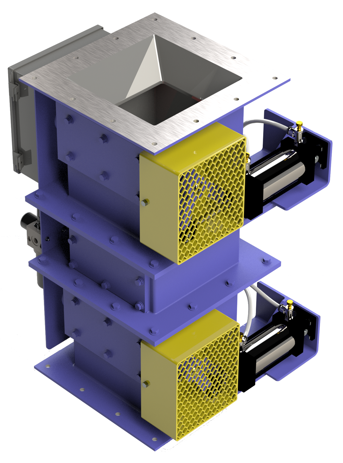 Double Flap Series Rotary Airlock Valve | ACS Valves